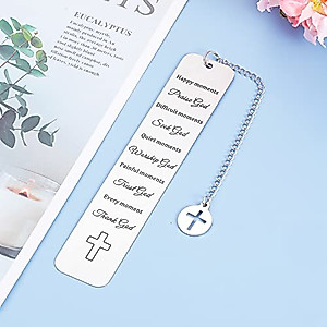 Inspirational Christian Gifts for Baby Kids Adult Bible Verse Bookmark for Women Men Friends Catholic Religious Gift for Boys Girls Daughter Book Lovers Baptism Religious Church Bulk Gifts for Him Her