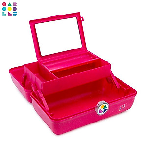 Caboodles On-The- Go Girl, Deep Pink Sparkle