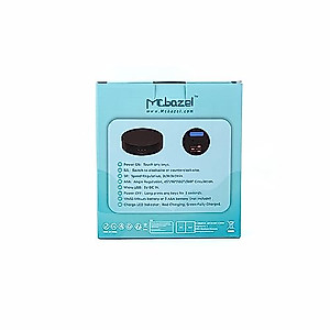 Mcbazel 360 Degree Rotating Display Stand, 5.4 Inch Motorized Spinning Platform, Electric Lazy Susan, Turntable Table Base for Photography, Jewelry, Watch, Cup - Max Load 3kg, Black