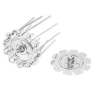 RvSky Garden Supplies Stainless Steel Roaster Electric Oven Barbecue Skewers Needle Cage Set BBQ Grill Accessory