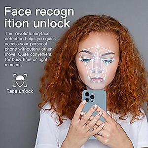 I14proMax Unlocked Cell Phone, 6.3in HD Screen Smartphone, Dual Sim 4G Mobile Phone, 6+128G, 8MP + 16MP, 4000mAh, Face ID, BT, FM, WiFi, for Android12,Blue