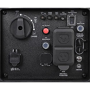 2500W Portable Inverter Generator,Ultra Quiet Gas Engine with CO-Monitoring. Ideal Backup Home & Camping with EPA Compliance. Lightweight & Compact Design,Match Intelligent Speed Control System