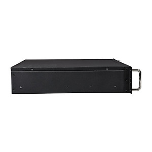iStarUSA Group 2U Compact Rackmount 2 X 5.25 (D-214-MATX) , Black
