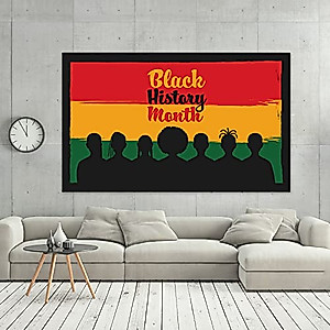 Black History Month Photo Backdrop Black History Month Banner African American Juneteenth Deocr and Supplies for Home