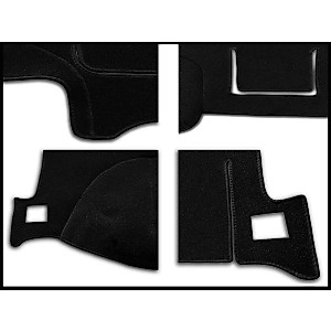 Dash Cover Mat Custom Fit for Toyota Tacoma 2016-2023, Dashboard Cover Pad Carpet Protector (Black) F94