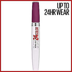 Maybelline SuperStay 24 2-Step Liquid Lipstick Makeup, Boundless Berry, 1 kit