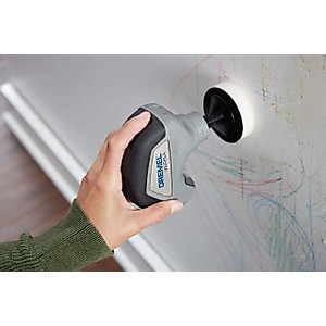 Dremel PC10-05 Versa 4-Volt Cordless Lithium-Ion Max Power Scrubber Automotive Cleaning Tool Kit - Includes 4 Pads, Bristle Brush, Splash Guard, and Charger