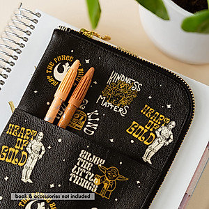 Erin Condren Ultimate Vegan Leather Planny Pack - Star Wars Alliance Design. Planner Accessory Pouch with Pockets, Extended Zipper, and Elastic Band to Secure Around Planner or Notebook