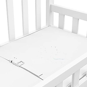 Graco Changing Table with Water-Resistant Change Pad and Safety Strap, White, Multi Storage Nursery Changing Table for Infants or Babies