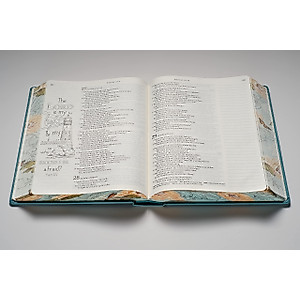 Tyndale NLT Inspire Bible (Large Print, Hardcover, Tranquil Blue): Journaling and Coloring Bible – Over 400 Scripture Illustrations to Color, Creative Bible Journal That Inspires a Connection with God