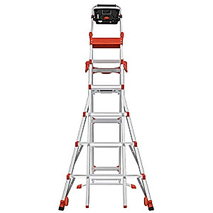 Little Giant Ladders, Select Step, 6-10 Foot, Stepladder, Aluminum, Type 1A, 300 Lbs weight rating (15109-001)