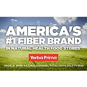 Yerba Prima Daily Fiber Caps Formula, 400 Capsules - Both Soluble and Insoluble - with Psyllium Seed Husks, Acacia Gum, Apple Fiber and More - Dietary Supplement