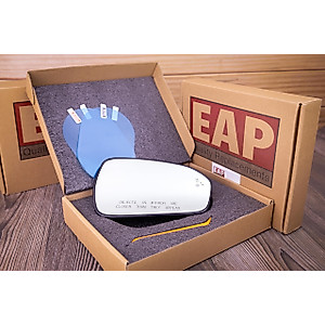 EAP Passenger Side Mirror Glass Replacement Compatible with Ford Fusion 2013-2021, Heated with Blind Spot Detection BLIS, DS7Z-17K707-C, DS7Z17K707C, KS7Z-17K707-A, KS7Z17K707A