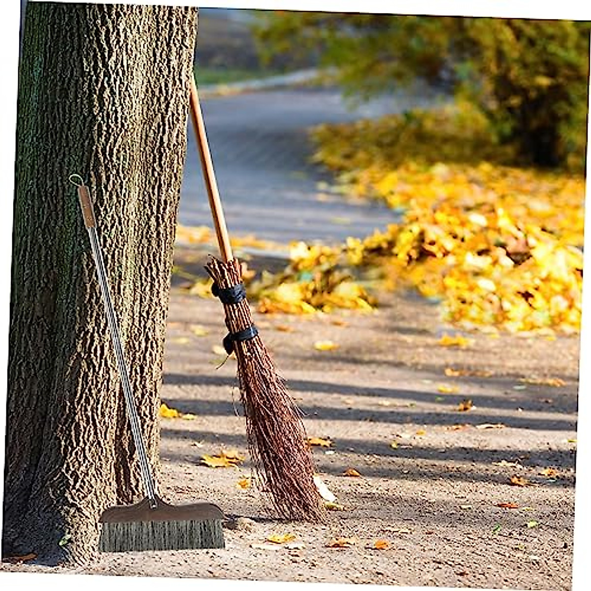 KOMBIUDA Electric Broom Bristle Broom Floor Wiping Broom Office Industrial Broom Dusting Brush Floor Cleaning Tool Kitchen Natural Broom Reusable Broom Long Handle Cleaning Broom Plastic