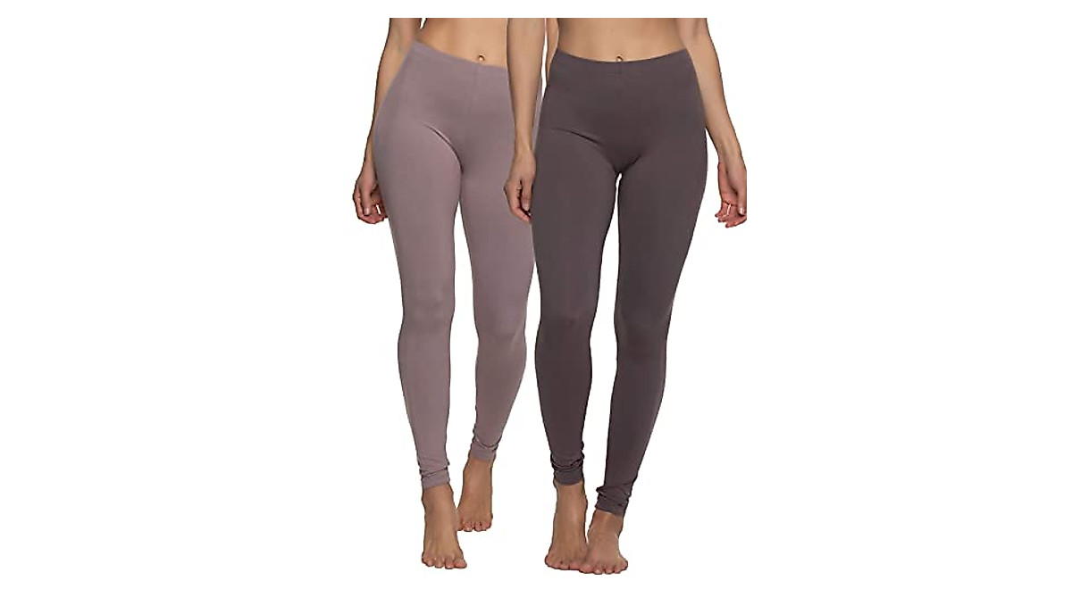 Felina Velvety Soft Leggings 2-Pack for Women