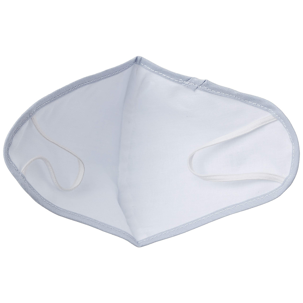 Lanier Wellness Adult 2-Layer Reusable Face Cover (Pack of 2), Blue/White