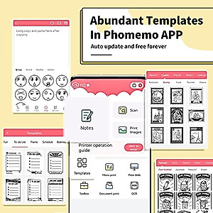 T02 Mini Printer Sticker Maker - Portable Pocket Thermal Instant Photo Printer - T02 Sticker Maker Machine Mini Printer, Wireless Receipt Label Maker Printer for Sticky Scrapbook, Label