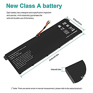Fancy Buying AP16M5J Laptop Battery for Acer Aspire 1 A114-31 A114-32 Aspire 3 A314-31 A314-32 A314-41 A315-21 A315-21G A315-22 A315-31 A315-32 A315-33 A315-41 A315-51 A315-53 A315-53G 2ICP4/80/104