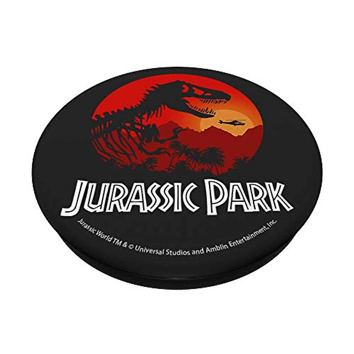 Jurassic Park Red Jungle Sunset Icon PopSockets PopGrip: Swappable Grip for Phones & Tablets