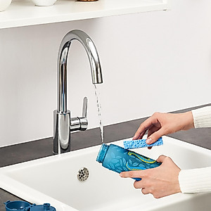 ION8 Water Bottle, 500 ml/18 oz, Leak Proof, Easy to Open, Secure Lock, Dishwasher Safe, BPA Free, Hygienic Flip Cover, Carry Handle, Easy Clean, Odor Free, Carbon Neutral, Deep Teal, Dinosaurs Design