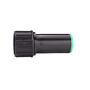 Raindrip 321G00UB Compression Swivel Adaptor with Washer Connects 1/2 Inch Tubing or Dripline to, 3/4 Inch MPT Pipe, Black