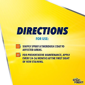 Spray & Forget Sprat & Forget Ready-to-Use House & Deck Outdoor Cleaner Nested Trigger Spray Bottle, 128 Fl Oz (Pack of 1), 1 Gallon