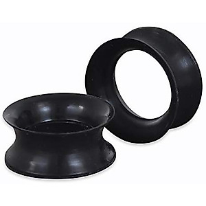 Soft Silicone Ear Tunnels Ultra Thin Double Flared Ear Gauges Plugs Expander Piercing Jewelry