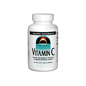 Source Naturals Vitamin C, Sodium Ascorbate Crystals, Supports Immune System* - 16 Ounces
