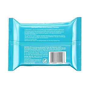 Neutrogena Hydro Boost Cleanser Facial Wipes, 25 Count (Pack of 3)