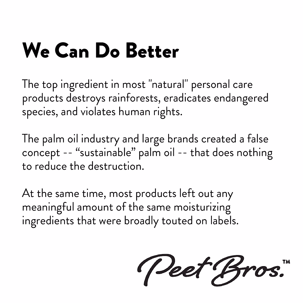 Peet Bros. Argan & Sandalwood Coconut Shampoo Bar - Vegan, Palm Oil-Free, Moisturizing, No Artificial Fragrances, Planet-Friendly, Made in USA - 5 oz
