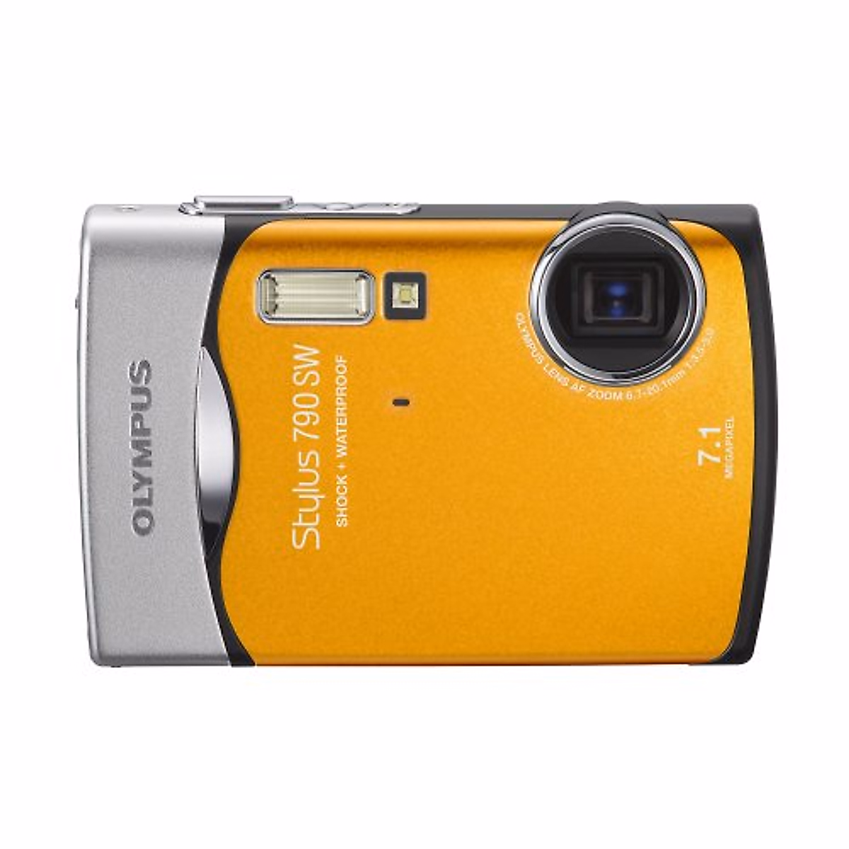 Olympus Stylus 790SW 7.1MP Waterproof Digital Camera with Dual Image Stabilized 3x Optical Zoom (Orange)