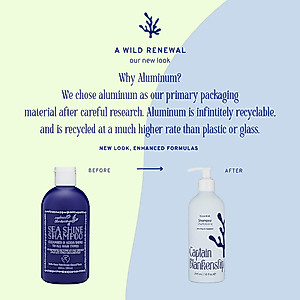 Captain Blankenship Cleanse Shampoo | Nourishes, Hydrates & Restores Shine to Dry, Dull Hair | Color-Safe, Organic, Sulfate-Free, Vegan Haircare - 10 oz