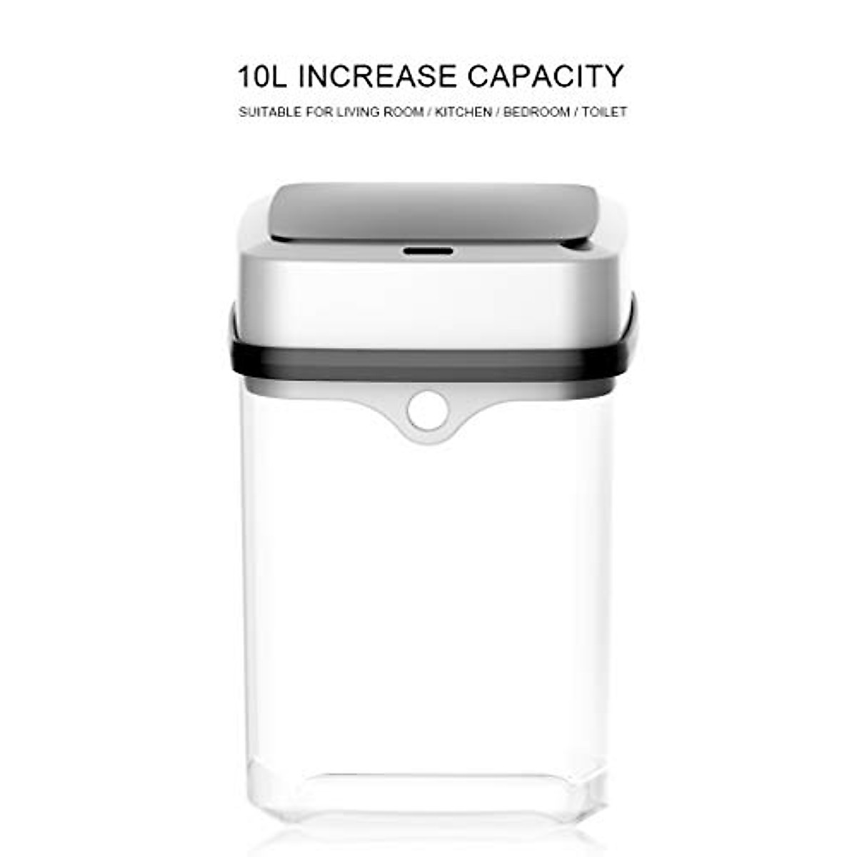 WPYYI Automatic Touchless Trash Can Smart Sensor Large Automatic Dustbin Home Intelligent Kitchen Rubbish Bins with Lid