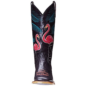 Tin Haul Shoes Women's Flamingo, Black, 9