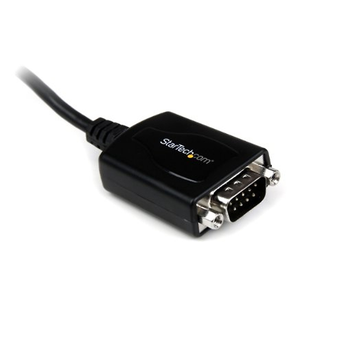 StarTech.com 1 ft. USB to RS232 Serial DB9 Adapter Cable with COM Port Retention - Up to 920 kpbs USB A to DB9 Serial Adapter , TAA (ICUSB232PRO)