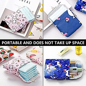 Cabilock 18 pcs Mini Lipstick Bags Head Change Fashionable Card Travel for Cotton Outdoor Pad Wallets Practical S Container Towel Portable Bag Napkins Menstrual Fabric Women Money