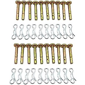 YuXuan Pavilion Replace (20-PK) Shear Pins&Cotters MTD Craftsman SnowBlowers 738-04124A 714-04040