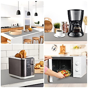 Large Silicone Heat Resistant Mat 78.7” x 15.7”, Nonslip Silicone Mats for Kitchen Counter, Countertop Protector, Nonstick Waterproof Craft Mat Table Placemat, Gray