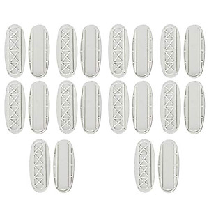 Cabilock 10pcs Power Strip Socket Fixator Wall Mount Power Strips Cable Organizers Punch Free Self Adhesive Socket Remote Control Holder for Home 10Ã—3.7cm