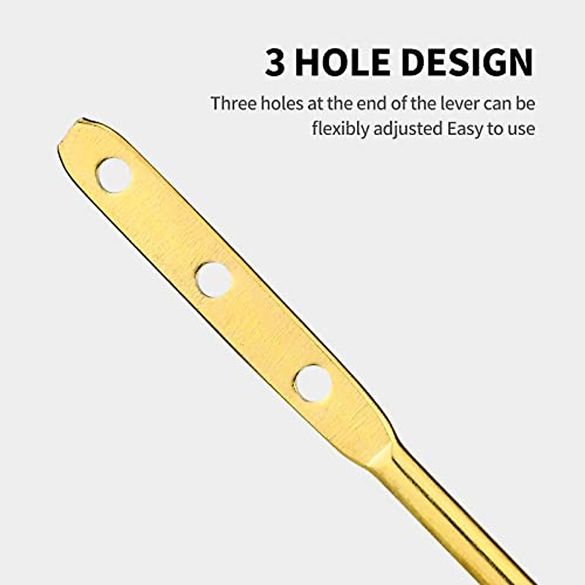 Ullnosoo TOTO Toilet Handle Replacement Parts, for TOTO THU004-CP, Upgraded Copper Trip Lever for St701 Cst854 Cst884 Cst864L Cst863 Cst853, Side Mount Zinc Alloy Toilet Flush Handle