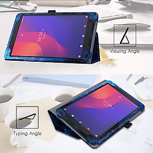 Famavala Folio Case Cover for T-Mobile Alcatel Joy Tab 2 8-inch Tablet Model 9032Z 2020 Released (BlueSky)