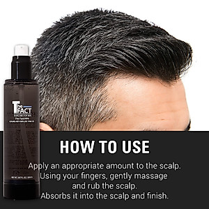 The Fact Men’s Scalp Soothing and Cooling Hair Serum - Calm & Soothe Itchy Scalp - Cooling Tonic Gel - The Fact HFN Cooling Scalp Relief Tonic Gel 5.07 Ounce