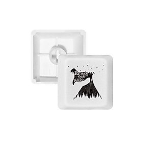 DIYthinker Be Your Own Black White Quote Keycap Mechanical Keyboard PBT Gaming Upgrade Kit