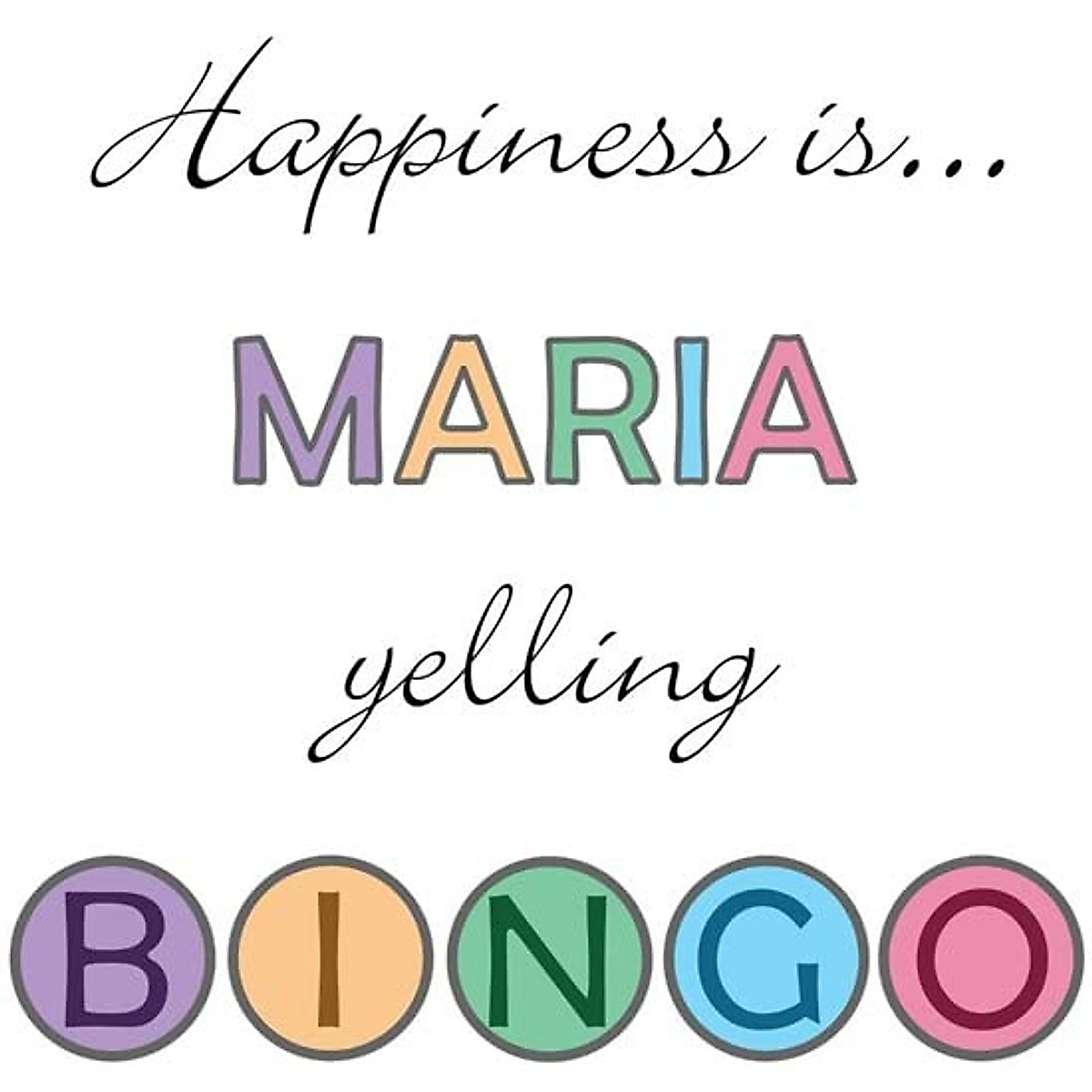 CafePress Maria BINGO Mug Ceramic Coffee Mug, Tea Cup 11 oz