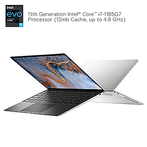Dell XPS 13 (9310), 13.4- inch FHD+ Touch Laptop - Intel Core i7-1185G7, 16GB LPDDR4x RAM, 512GB SSD, Iris Xe Graphics, Windows 10 Pro - Platinum Silver (Latest Model) (Renewed)