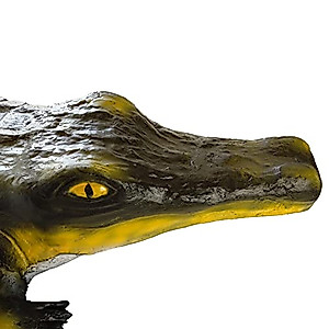 KHAMPA 3D Archery Target Alligator for Shooting Archery,Self Healing, UV Protected, High Density Foam Archery Animal Target Hunting Practice Backyard Archery Target