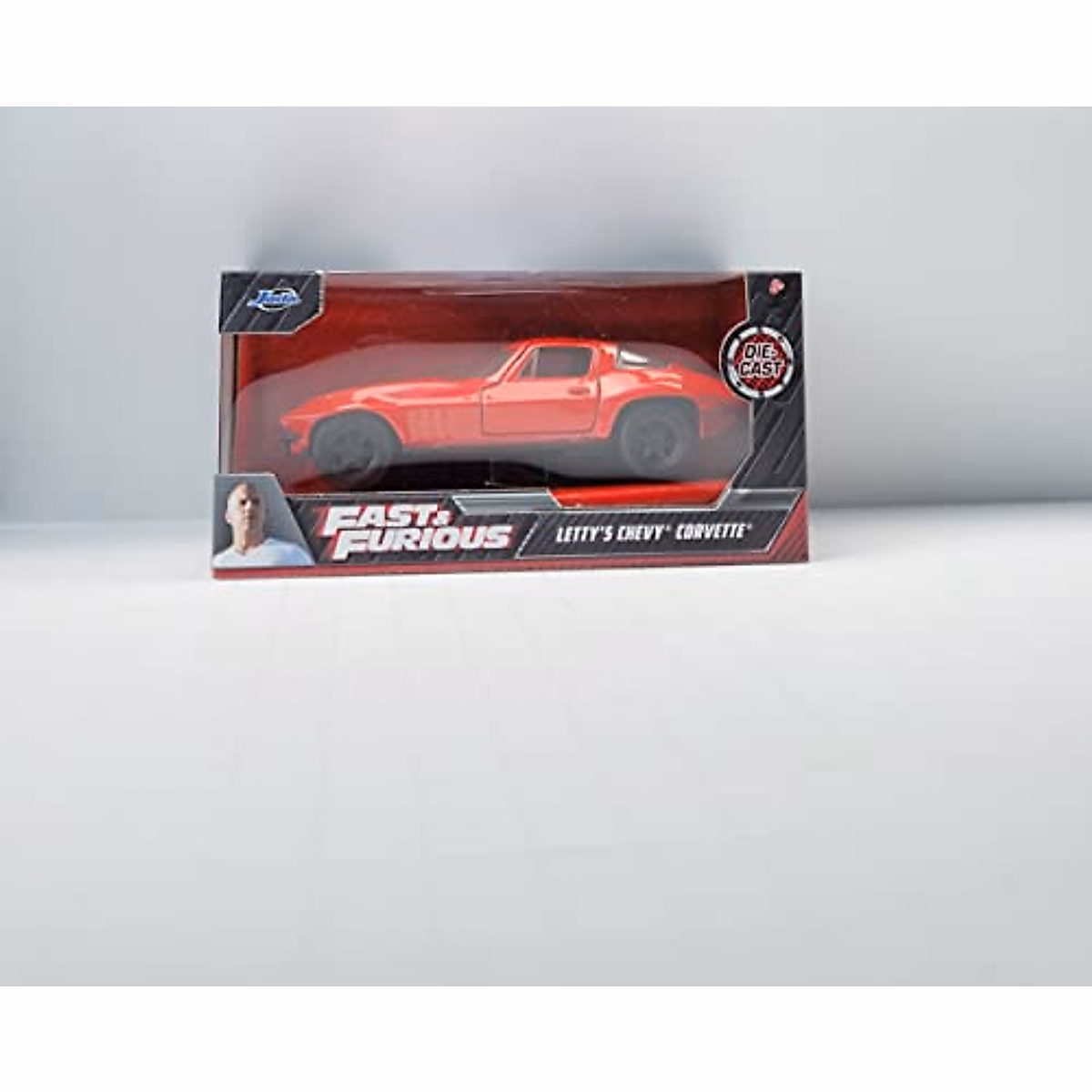 JADA TOYS JADA98306 LETTY'S CHEVY CORVETTE FAST & FURIOUS RED 1:32 DIE CAST