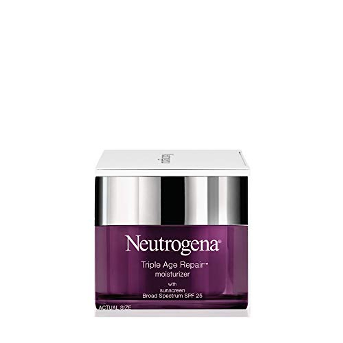 Neutrogena Triple Age Repair Anti-Aging Daily Facial Moisturizer with SPF 25 Sunscreen & Vitamin C, Firming Face & Neck Cream for Dark Spots with Glycerin & Shea Butter, 1.7 Ounce