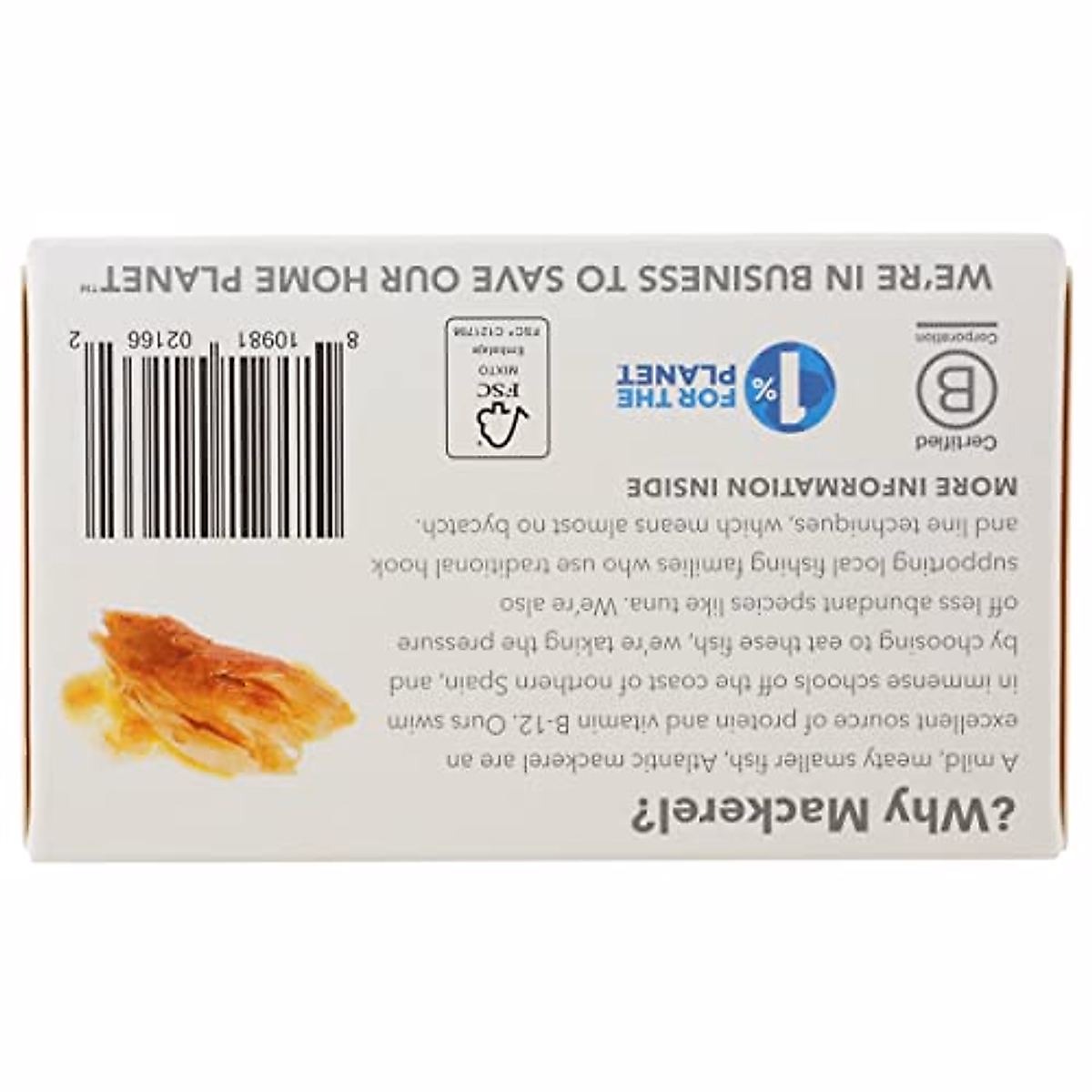 PATAGONIA PROVISIONS Roasted Garlic Mackerel, 4.2 OZ