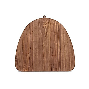 New Classic FURNITURE Oscar Corner Table, Walnut